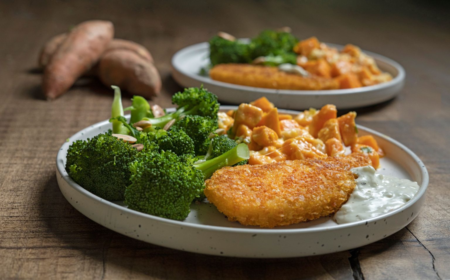 Zwaardvis recept: Gegrilde vis met aardappelen en salade - Freshly Fish