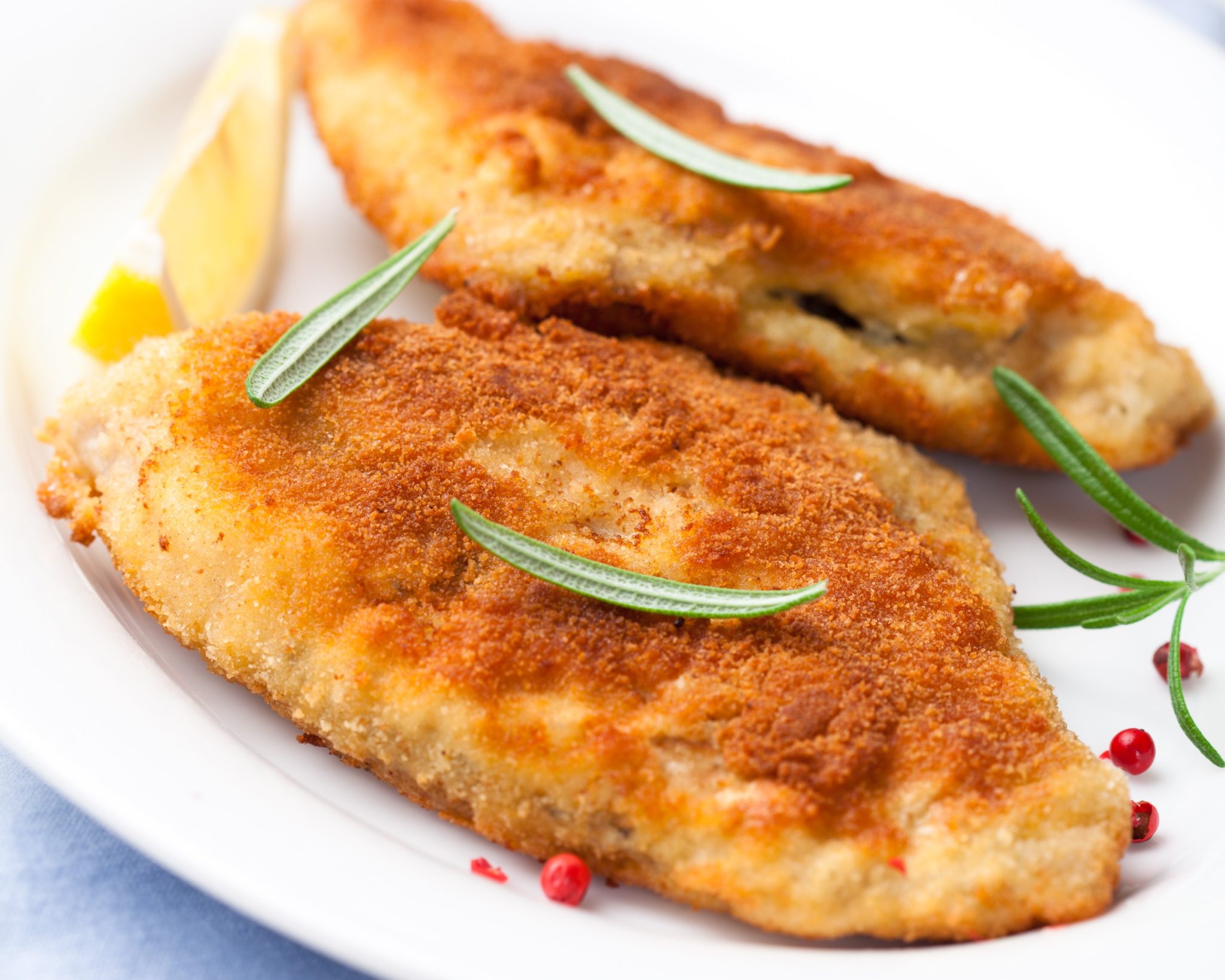 Gepaneerde tarbot met Parmezaanse kaas - Freshly Fish